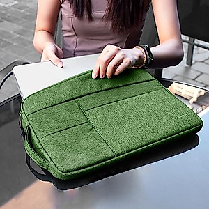 Omnpak 13.6 inch MacBook Air Case Sleeve Compatible with 14.2 inch MacBook Pro 2023(A2779/M2/M1 Pro/Max)/MacBook Air 13.6 M2/M1/MacBook Pro 13 M2/M1, Water Repellent Laptop Case with Handle