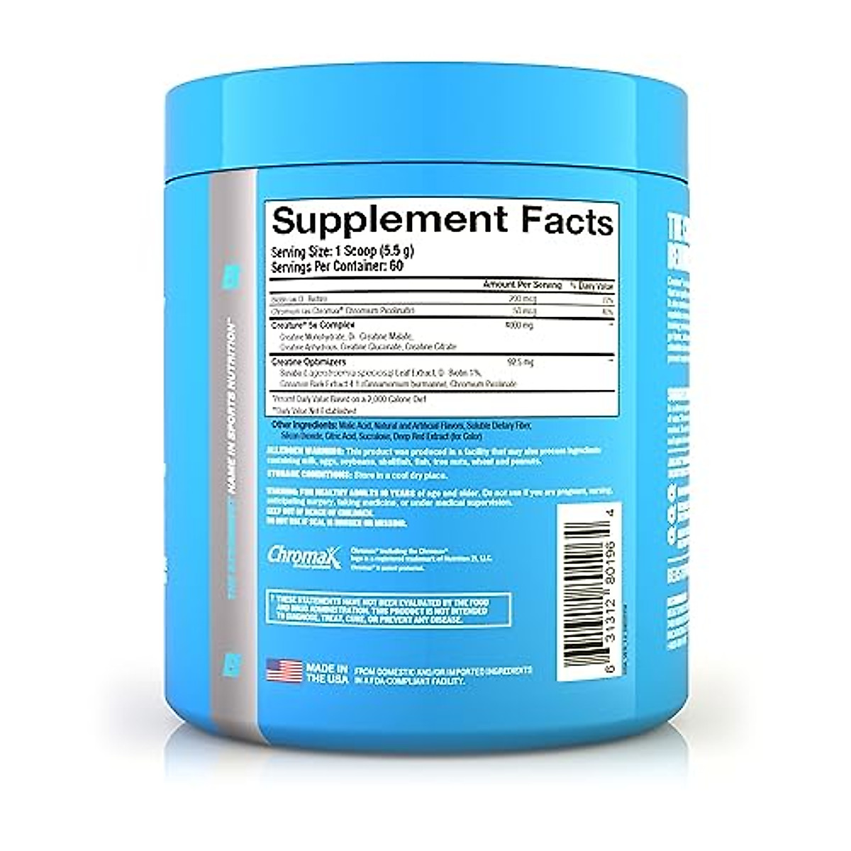 Beast Sports Nutrition Creature, Fruit Blast - 60 Servings - 5 Forms of Creatine + Creatine Optimizers - Improve Strength, Muscle Tone, Endurance, Recovery & Energy Production