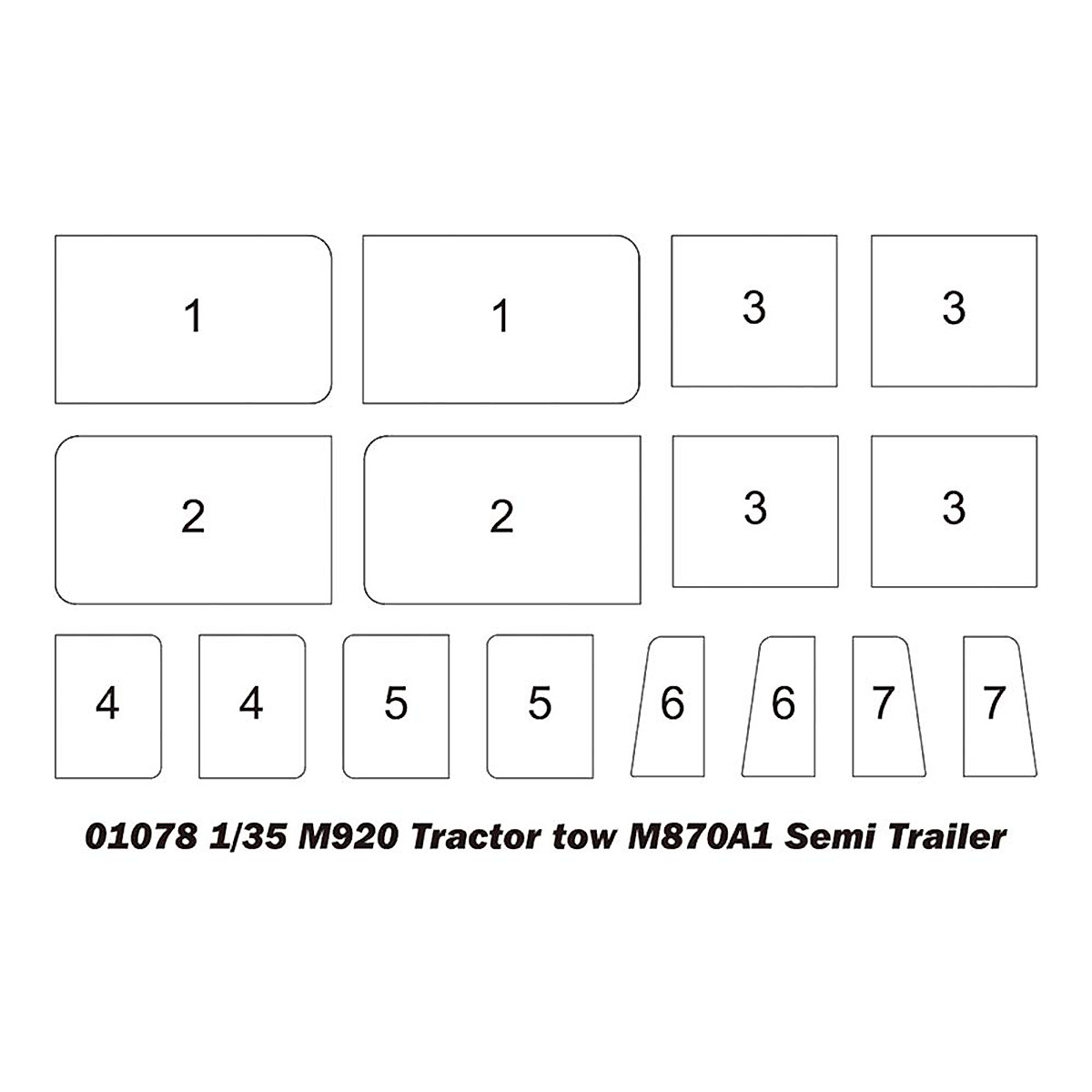 Trumpeter TRU01078 Plastic Model kit, Various