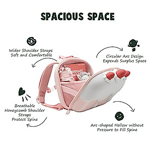 Zoy zoii Kids Backpack for Girl, Cute Cream Cake Bag Gift for Toddler, Mini Travel Preschool kindergarten Bag for Ages 3-6