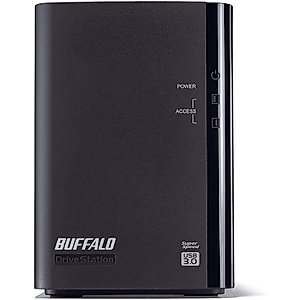 BUFFALO DriveStation Duo 2-Bay 4TB (2x2TB) TAA Desktop External Hard Drive USB 3.2