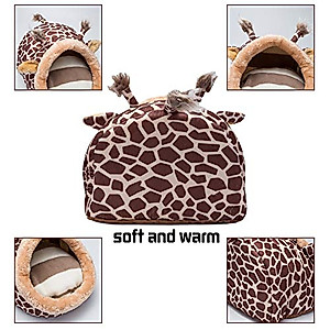 Orangdogo Guinea Pig Bed Accessories Cage Toys Warm Small Animal Pet Bed House for Hedgehog Chinchilla Rabbit Hamster Rat Chinchillas Habitat
