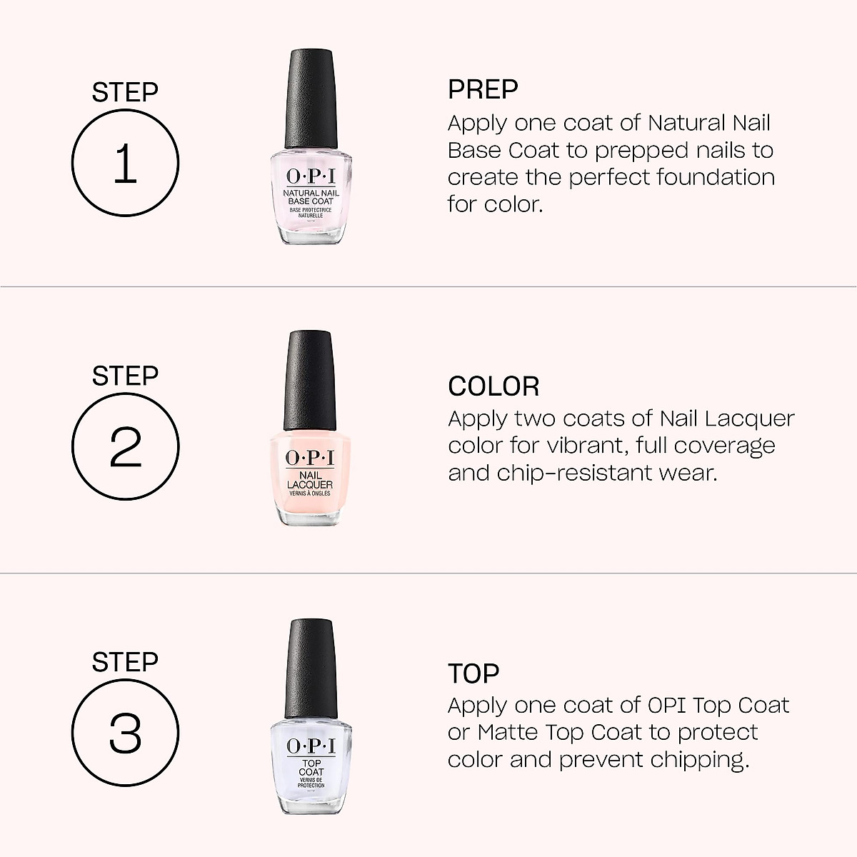 OPI Nail Lacquer Mod About You | Opaque Soft Pink Crème Chip Resistant Nail Polish | Vegan, Fast Drying, Streak Free
