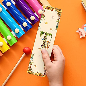 GOLEEX Personalized Initial Bookmark Leopard Magnetic Bookmarks Customized Name Letter Page Markers Cute Reading Gifts for Book Lovers Students Women Teens Adults at Christmas