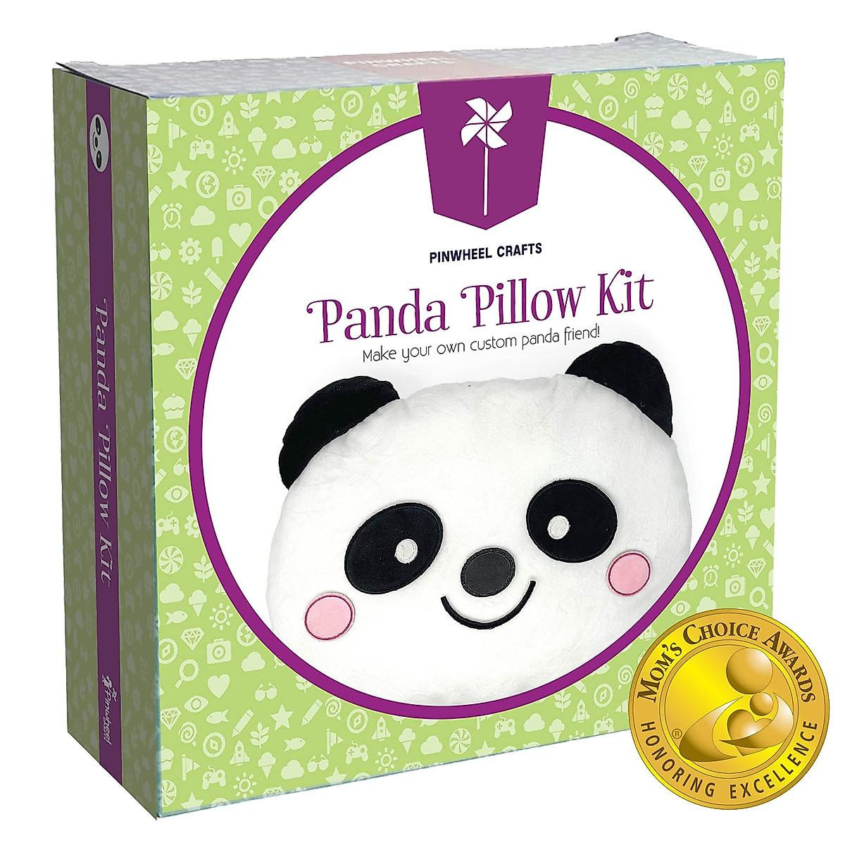 Panda Pillow Kit & Pendant Jewelry Making Kit Bundle - Fun DIY Arts and Crafts Project for Kids Ages 6 7 8 9 10 11 12 - Great Gifts for All Occasions