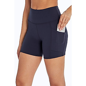 Marika Womens Linnette High Waist Tummy Control Short, Midnight Blue, X-Large US