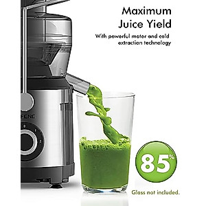 Juicer Machine, SiFENE 1300W(Peak) Moto Larger 3.2" Mouth Centrifugal Juicer Extractor Maker, Juice Squeezer for Whole Fruits and Vegetables, Dual Speeds,Easy to Clean, BPA Free