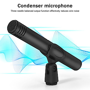 W IN-MIX G7 7-Piece Wired Dynamic Drum Mic Kit (Whole Metal)- Kick Bass, Tom/Snare & Cymbals Microphone Use for Drums, Vocal, Other Instrument Complete with Thread Clip, Mics Holder