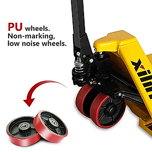 Xilin Manual Pallet Jack Hand Pallet Truck 48" Lx21“W 5500lbs Capacity BF-III-1