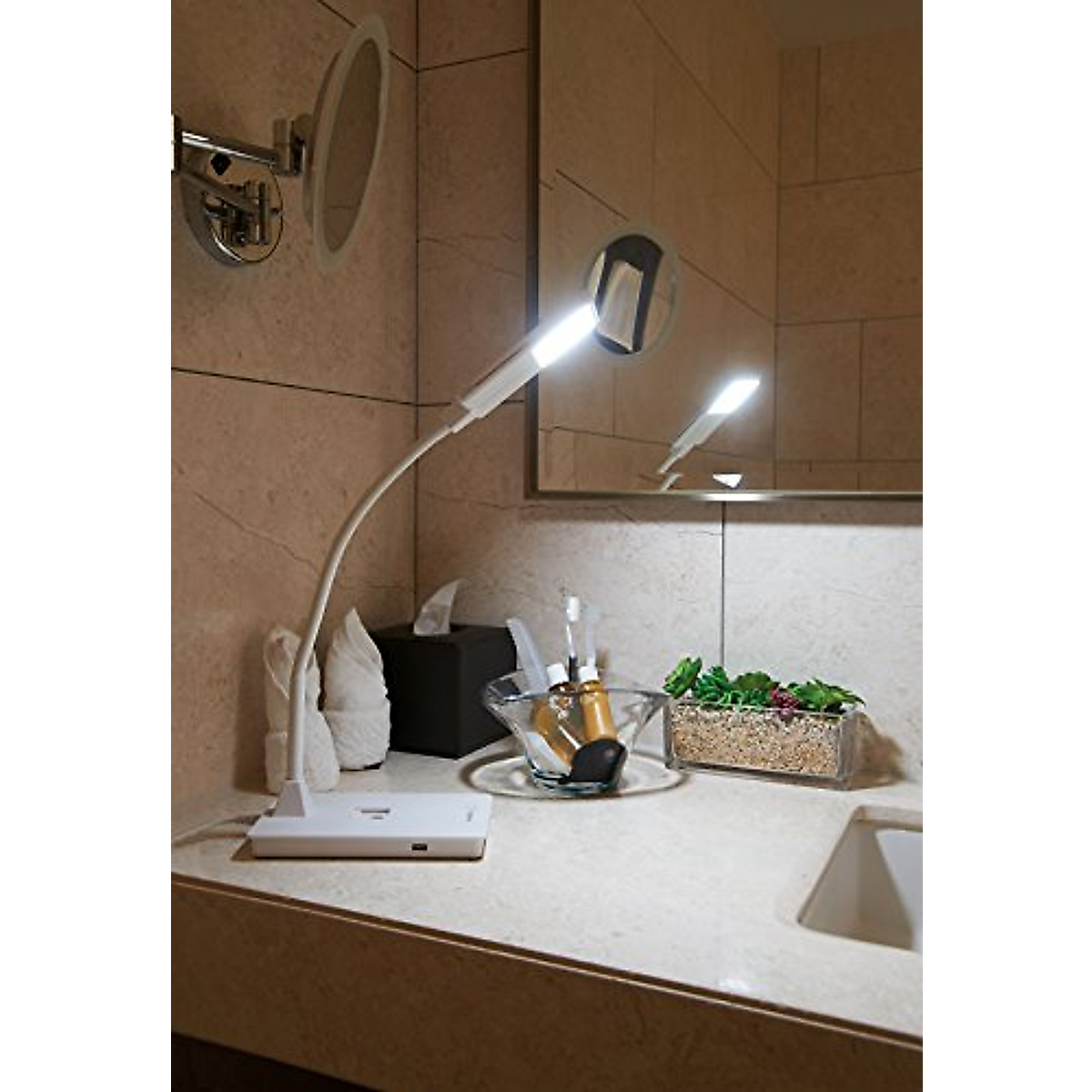 SHABBOSLITE® LED Table Lamp White