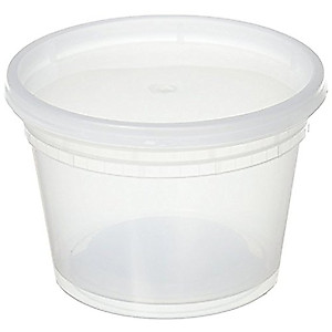 Deli Food Storage Containers with Lids, 16 Ounce, 36 Count