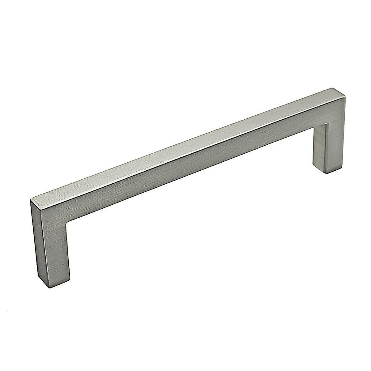 Richelieu Hardware BP873128195 Lambton Collection 5 1/16-inch (128 mm) Center-to-Center Brushed Nickel Modern Rectangular Cabinet and Drawer Pull Handle for Kitchen, Bathroom, and Furniture