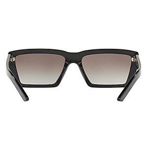 Prada 0PR 04VS Black/Gradient Light Brown/Mirror Gold One Size