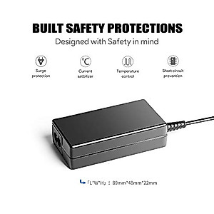 KFD 20V AC DC Adapter for Philips Monitor 278E9QJAB/00; msi Optix G32 Series G24C4 G27C4 3CA9 G241 G241V G24C6 G27C5 G271 G272 G242 3CB5 Gaming Monitor,18V-20V Soundbar Speaker Power Supply Cord