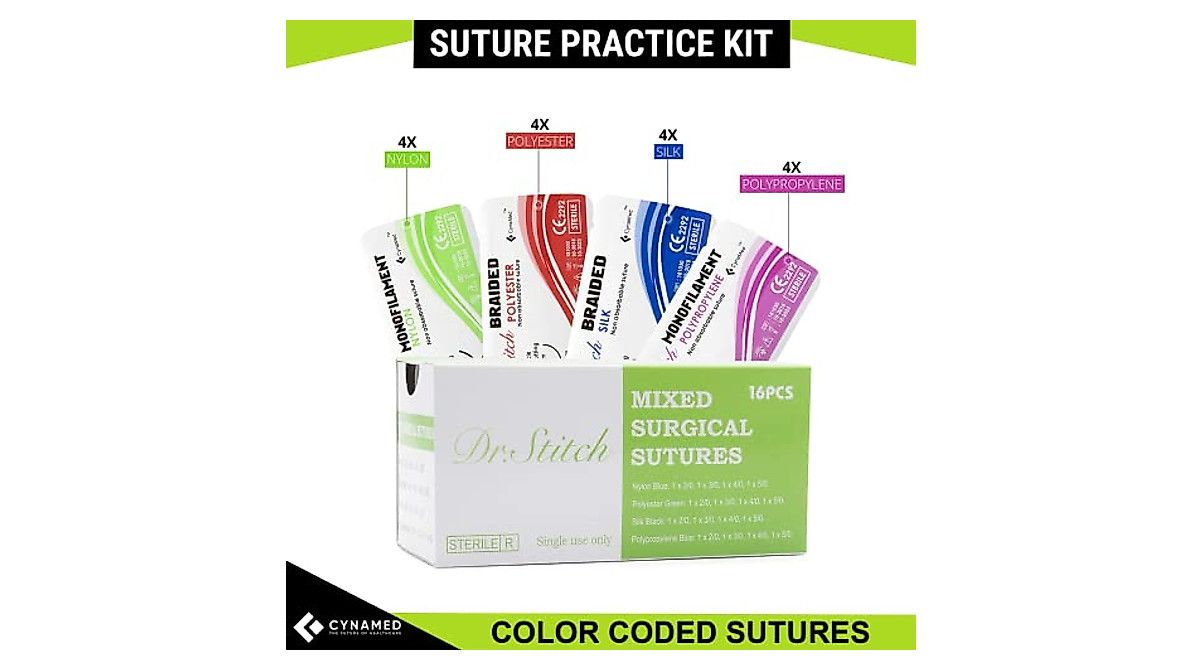 Dr.Stitch Suture Practice Kit for Medical & Vet Training