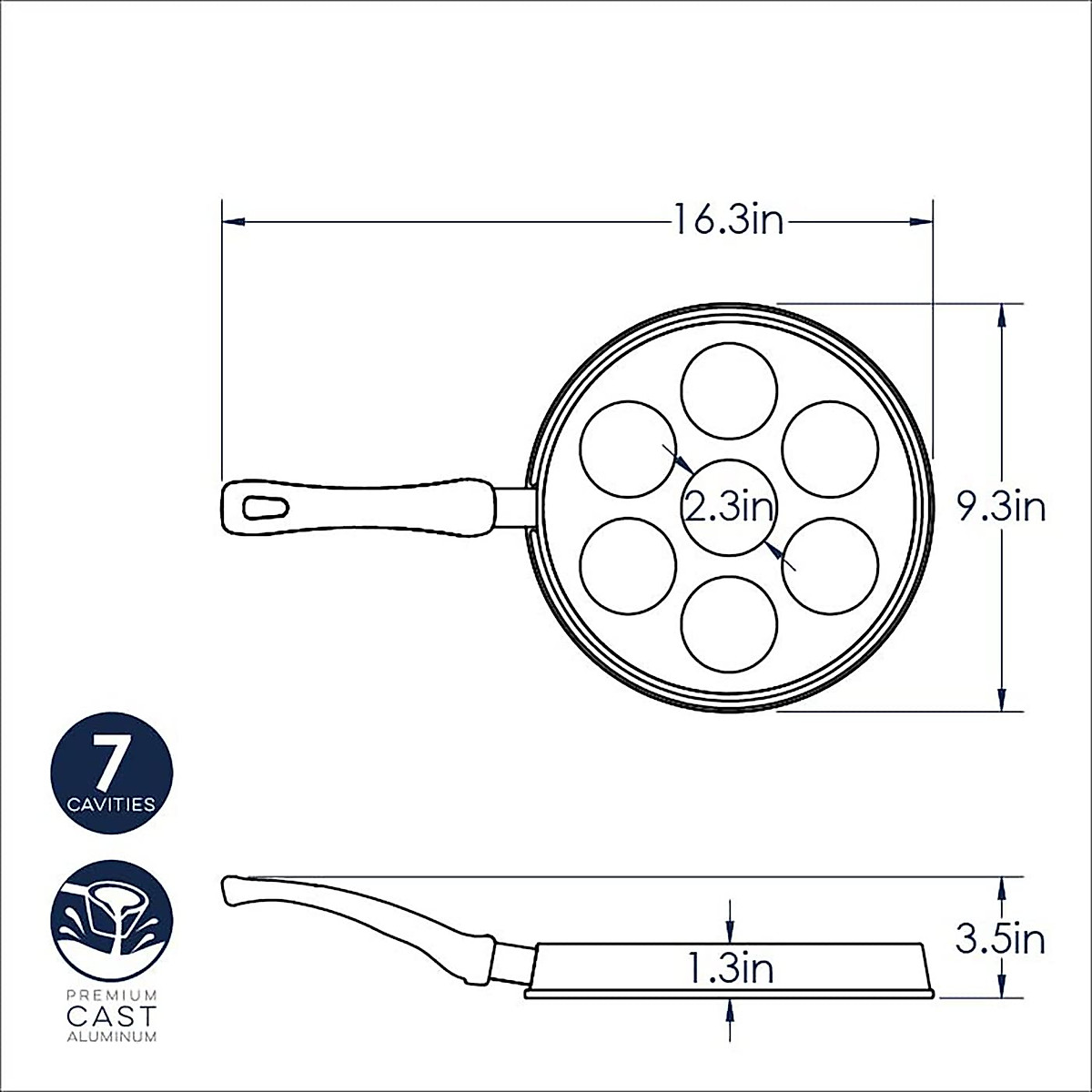 Nordic Ware Danish Ebelskiver Pan
