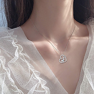 JUSTKIDSTOY Llama Necklace Jewelry Sterling Silver Cute Animal Alpaca Pendant Necklace Birthday Gifts for Women