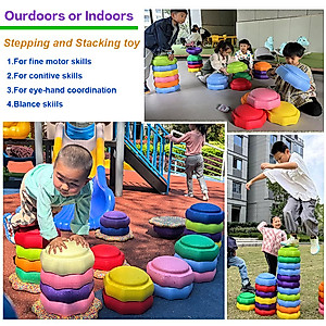 Balance Stepping Stones for Kids(6pcs/set),Kids Stepping Stones,Toddler Stepping Stones,Stepping Stones for Toddlers,Balance Stepping Stones Kids,Sensory Stepping Stones,Kids Stepping Stones Balance