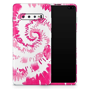 DesignSkinz Spiral Tie Dye V6 Protective Vinyl Decal Wrap Skin Cover Compatible with The Samsung Galaxy S20 (Screen Trim & Back Glass Skin)