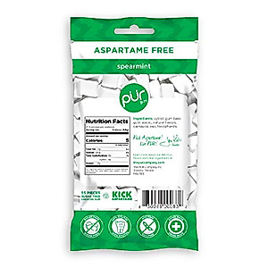 PUR Gum Spearmint, 55Count, 3 Pack