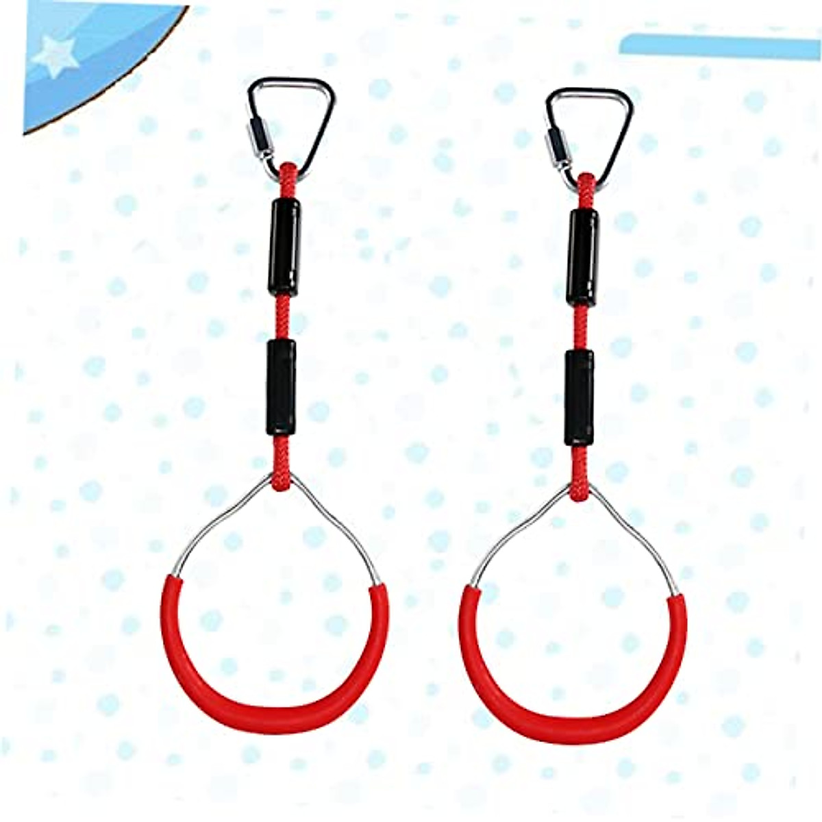 BESPORTBLE 2pcs Swing Outdoor for Kids Swing Indoor Interior Accessories Kids Exercise Rings Gymnastics Rings Monkey Swing Bar Fitness Ring Kids Gymnastic Ring Workout Ring Pendulum Ring Ring