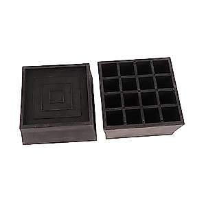 Biitfuu Furniture Riser Furniture Pad Bed Foot Booster Pad Lift Foot Pad Square TPU for Mute Waterproof Raisers Bed Risers