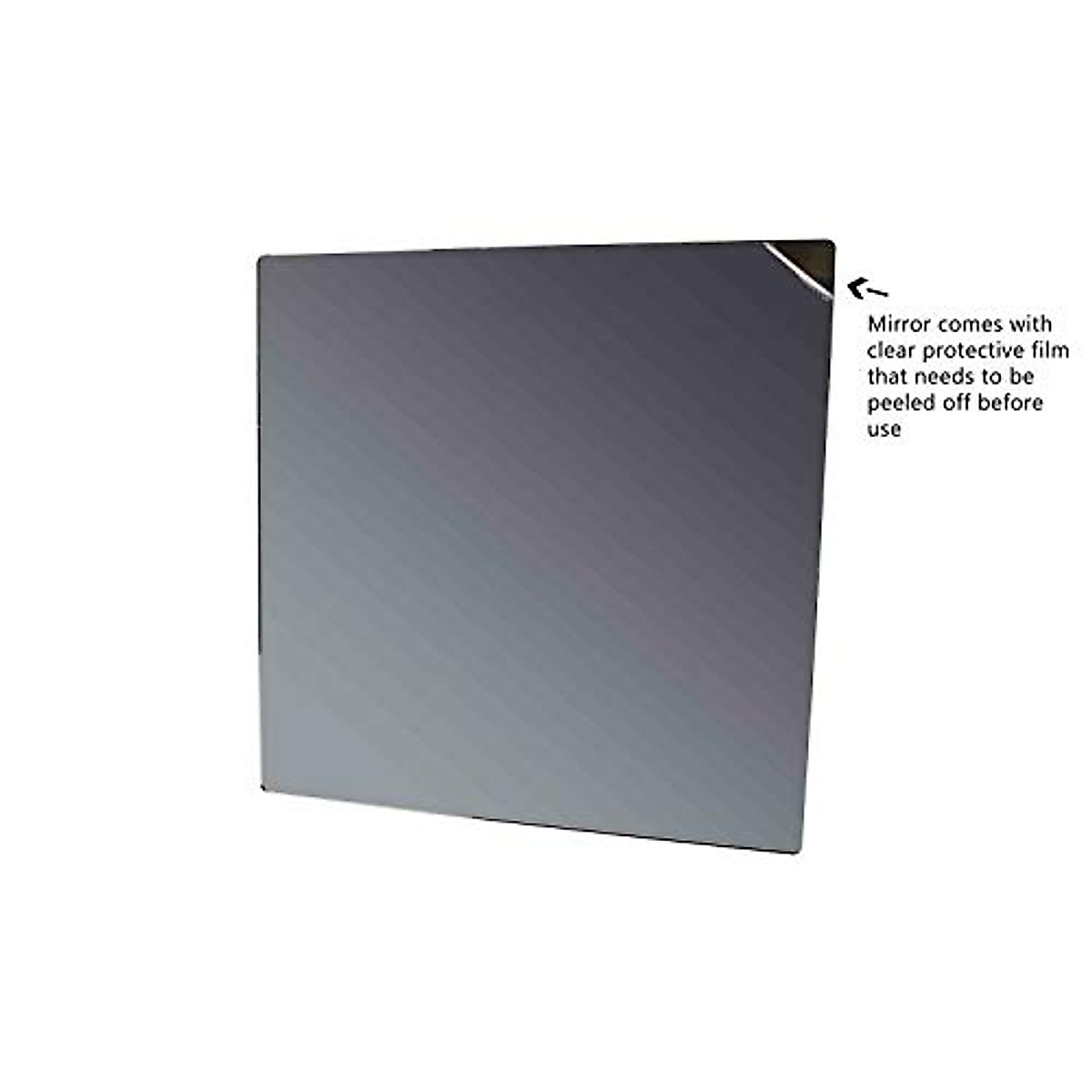 Grey Tinted Clear Acrylic Plexiglas (Smoked) Sheet 24" X 24" X 1/8"