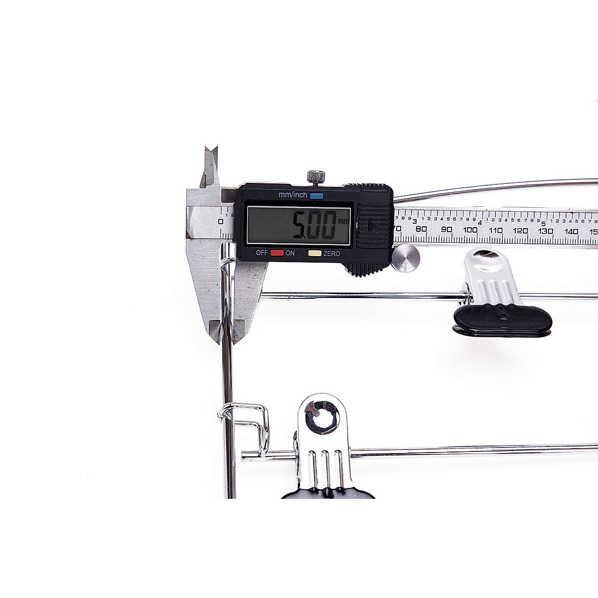 3 Quality Multi Pants Hangers, Real Heavy Duty, Space-Saving Multi-Bar Metal Hangers, Stable with Non-Slip Foam Padding, Swivel Hook for 5 Jeans Each, Suit Pants, Scarves, Towels, Trousers (Pants, 3)