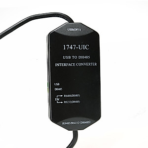 Sysly 1747-UIC USB to DH485 RS485 RS232 Interface Converter Repalcement for Allen Bradley Programming Cable