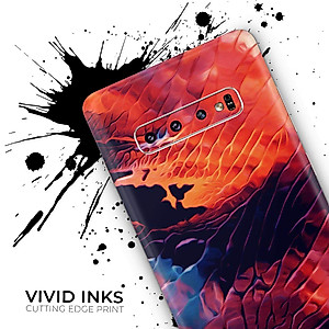 DesignSkinz Blurred Abstract Flow V59 Protective Vinyl Decal Wrap Skin Cover Compatible with The Samsung Galaxy S20 (Screen Trim & Back Glass Skin)