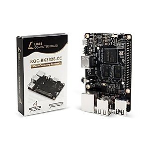 Libre Computer Board ROC-RK3328-CC (Renegade) Mini Computer with Gigabit Ethernet and USB 3.0 (4GB)