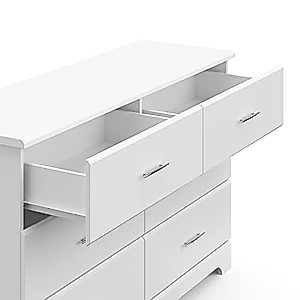 Storkcraft Brookside 6 Drawer Chest - White