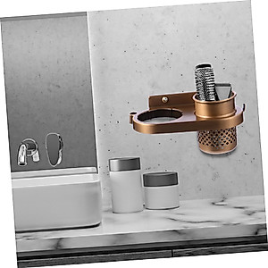 Hair Dryer Holder Stand,Hair Dryer and Straightener Holder,Hair Dryer Rack Hair Clip Holder Hairdryer Holder Hair Dryer Shelf Waterproof Shelf Hair Blow Dryer Holder Stable Hair Dryer Holder Hair Blow