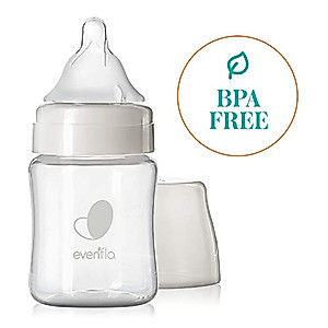 Evenflo Feeding Premium Proflo Venting Balance Plus Wide Neck Baby, Newborn and Infant Bottles - Developed by Pediatric Feeding Specialists - 5 Ounce (Pack of 6)
