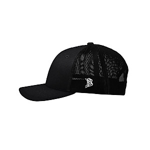 Branded Bills New Mexico Curved Trucker State Midnight Black/Black