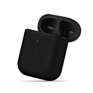 Wireless Charging Case Compatible with AirPods 1 2，Air pods Charger Case Replacement with Bluetooth Pairing Sync Button，no Aipods
