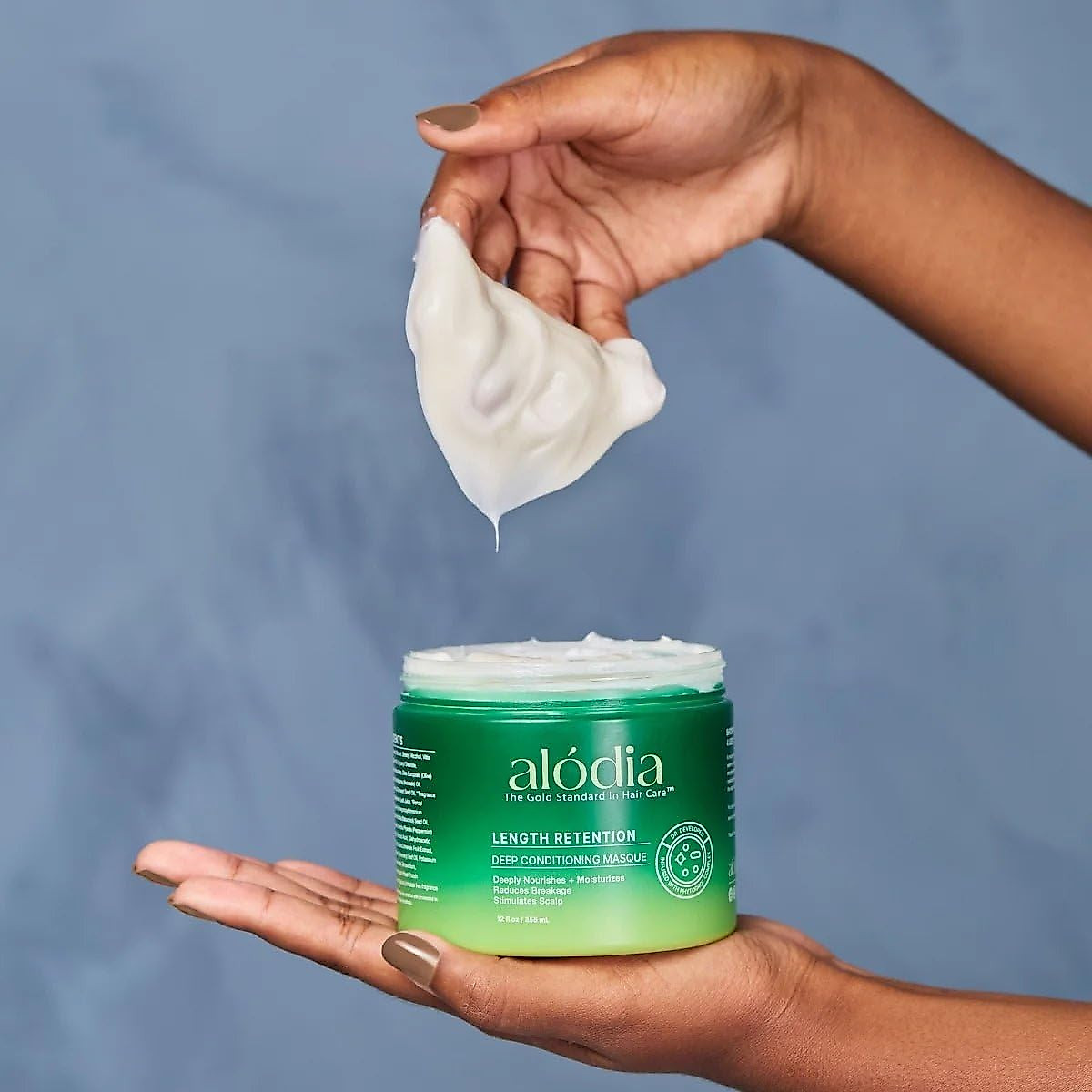 ALODIA Deep Conditioning Masque, 12 oz - Nourish & Hydrate with Avocado Oil & Peppermint Oil - Deep Conditioner for Curly Hair - Hair Mask for Scalp & Hair Health