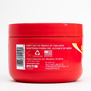 AmPro Shine-n-Jam Magic Fingers Gel for Braids - Provides Firm Hold with Non-Greasy Shine - Strengthens Hair with Silk Proteins - Works on Any Hair Texture to Create Multiple Styles - 8 oz