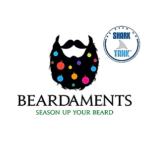 Light Up Ornament Earrings - The Original from Beardaments, 4pc Red and Green Colorful Christmas for Holiday Party, Cosplay, Women Costume