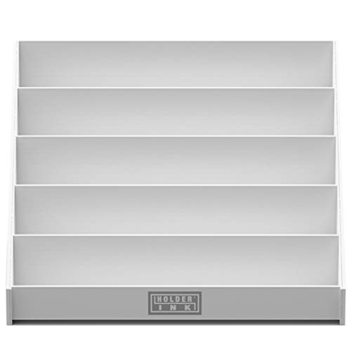 Holder Ink acrylic display stand organizer for tattoo inks, nail polish bottles and other beauty essentials that keeps them organized, secured and ready to use.