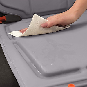 Travel Bug Heavy Duty Infant & Toddler Car Seat Protector for Rear and Forward Facing Baby Car Seats - Grey