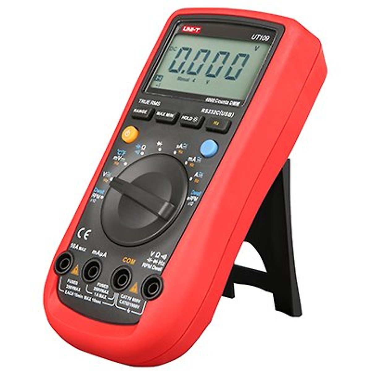 UNI-T Portable Digital Automobile Multimeters UT109 DWELL RPM Measurement DC Voltage (V) AC Voltage (V) DC Current (A) AC Current (A) Resistance (Ω) Capacitance (F) Frequency (Hz) Temperature (°C)