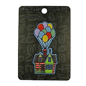 Disney Up Balloon House Patch Float Badge Movie Embroidered Iron On Applique