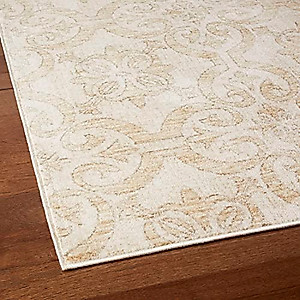 Lillian Lillian August Tiara Helene French Country Moroccan Area Rug, Ivory/Beige, 5'2"x7'8"