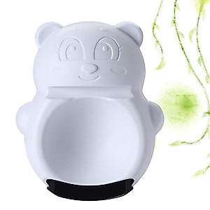 DOITOOL 1pc Fruit Plate Bowl Tv Lazy Fruit Bowl Cartoon Snack Holder Sushi Plate Cookies Chip Platter Decorative Candy Bowls Fun Shaped Dish Phone Stand Tray Fruit Tray Food White