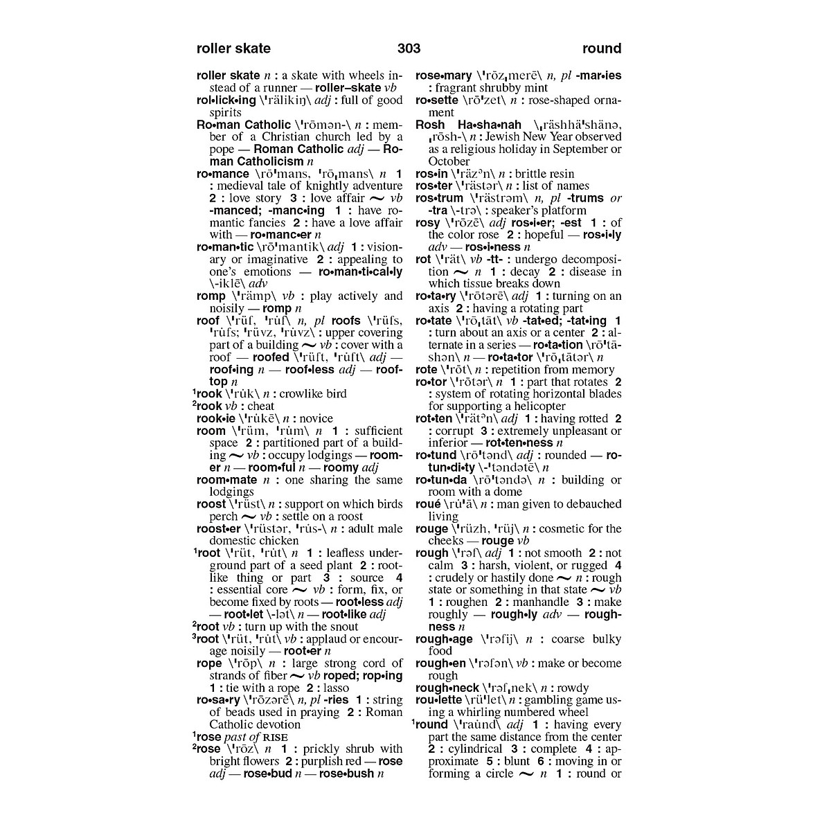 Merriam-Webster's Pocket Dictionary, Newest Edition, (Flexi Paperback) (Pocket Reference Library)