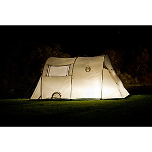 Coleman Tent Coastline 4 Deluxe, 4 Man Tent, 4 Person Tunnel Tent, Camping Tent, Family Tent, Waterproof HH 3.000 mm