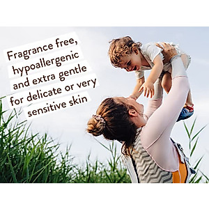 Babo Botanicals Sensitive Baby Fragrance-Free Miracle Cream - Face & Body Moisturizer - For Sensitive Skin - Calendula, Shea Butter, Coconut Oil - EWG Verified - Fragrance-Free - For Babies & Kids