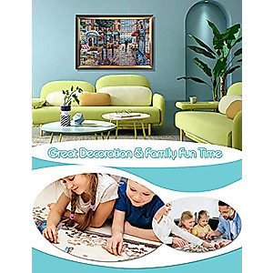 Jigsaw Puzzle 1000 Pieces for Adults, Water Resist Wooden Puzzle, VCOMO Thickened Puzzle, Floor Puzzles, 29.5”x19.7”