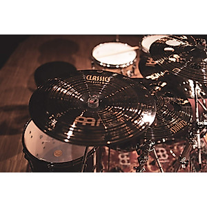 Meinl 18" China Cymbal - Classics Custom Dark - Made in Germany, 2-YEAR WARRANTY (CC18DACH)